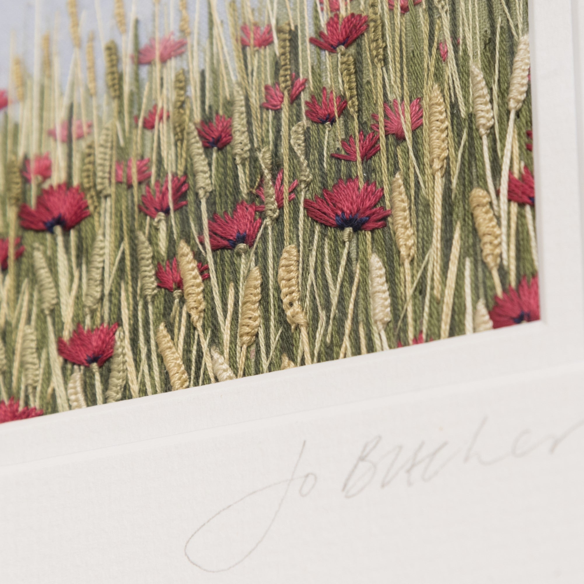 In Flanders Field Picture – Jo Butcher Embroidery Artist