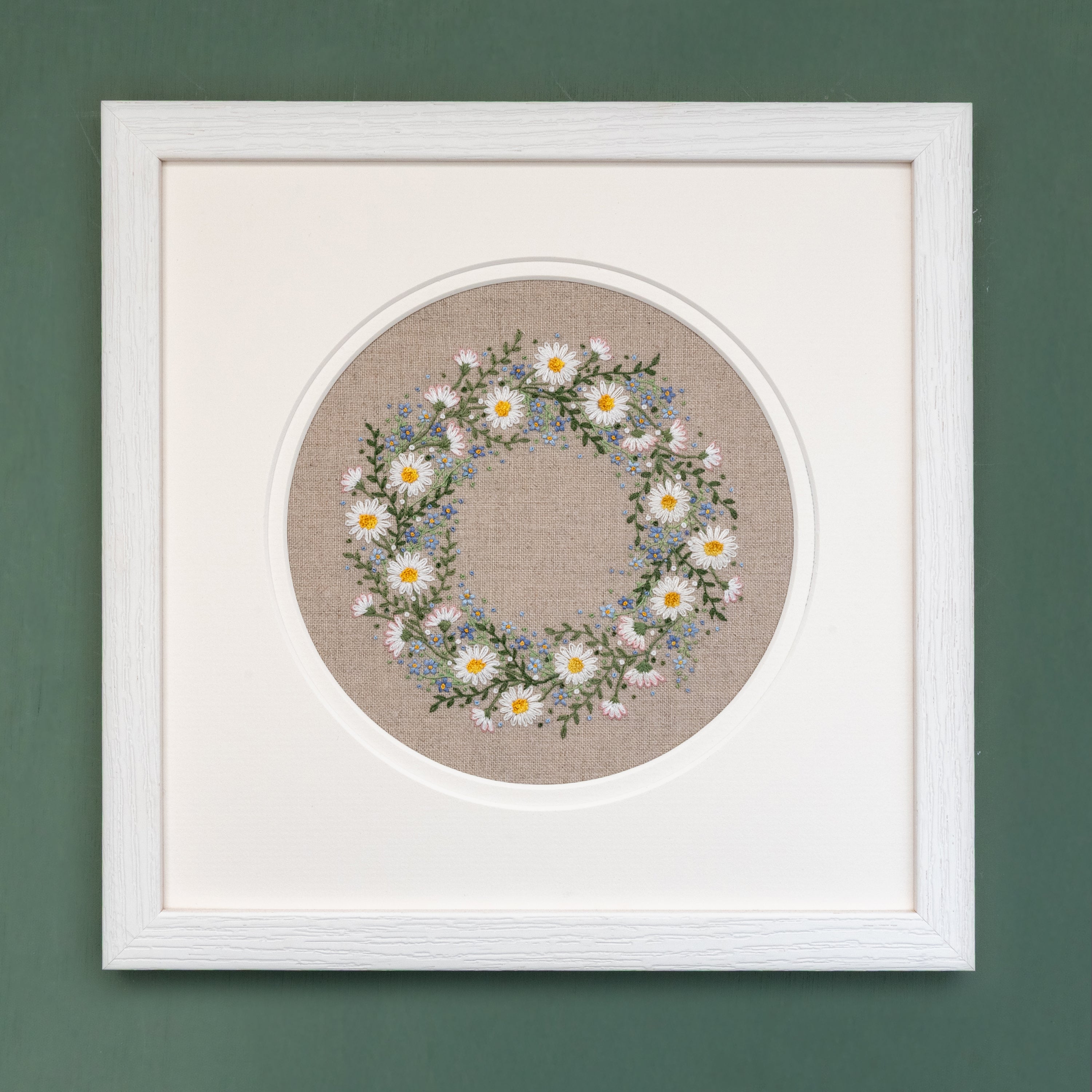 Spring Wreath Kit – Jo Butcher Embroidery Artist