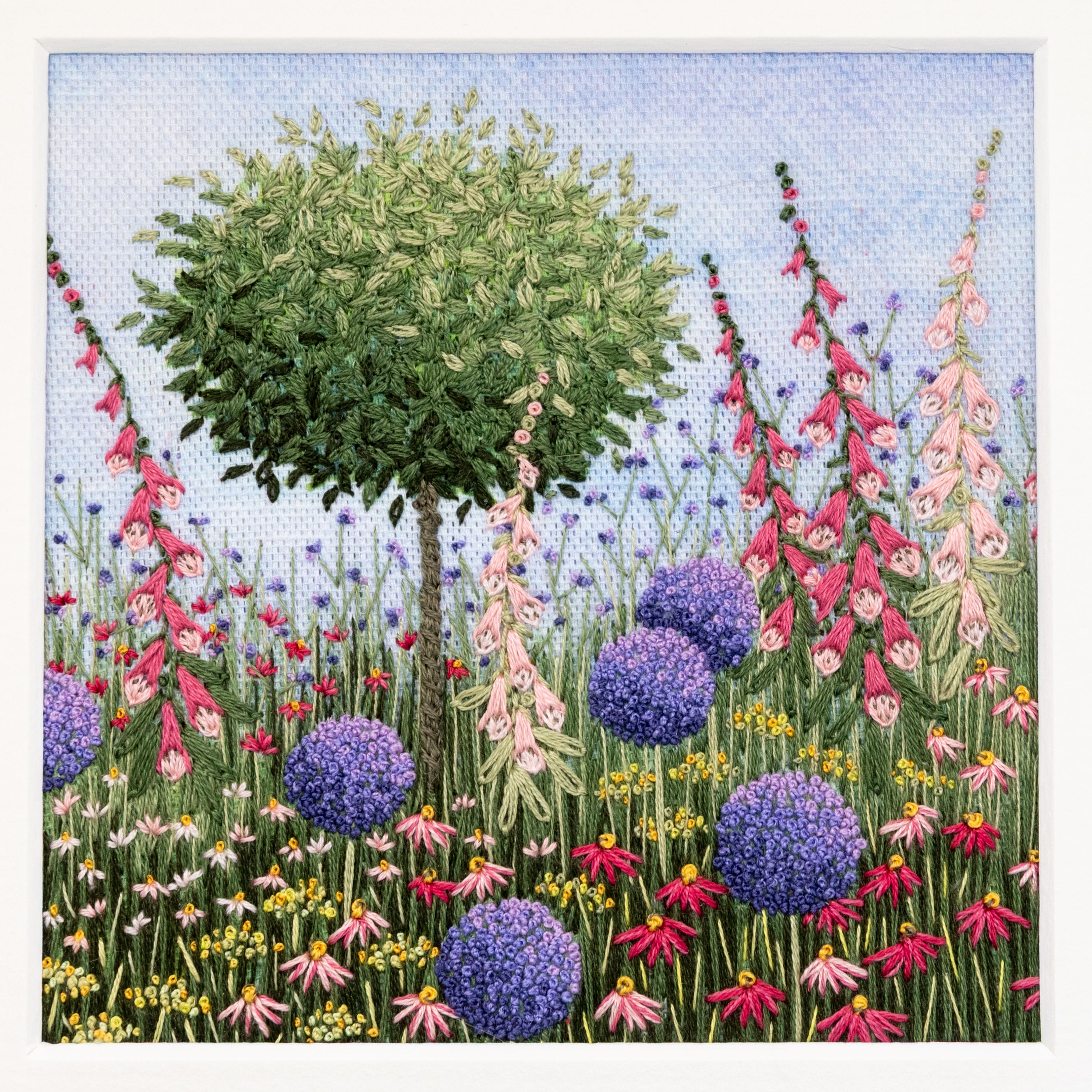 Bay, Allium and Foxgloves Meadow Kit – Jo Butcher Embroidery Artist
