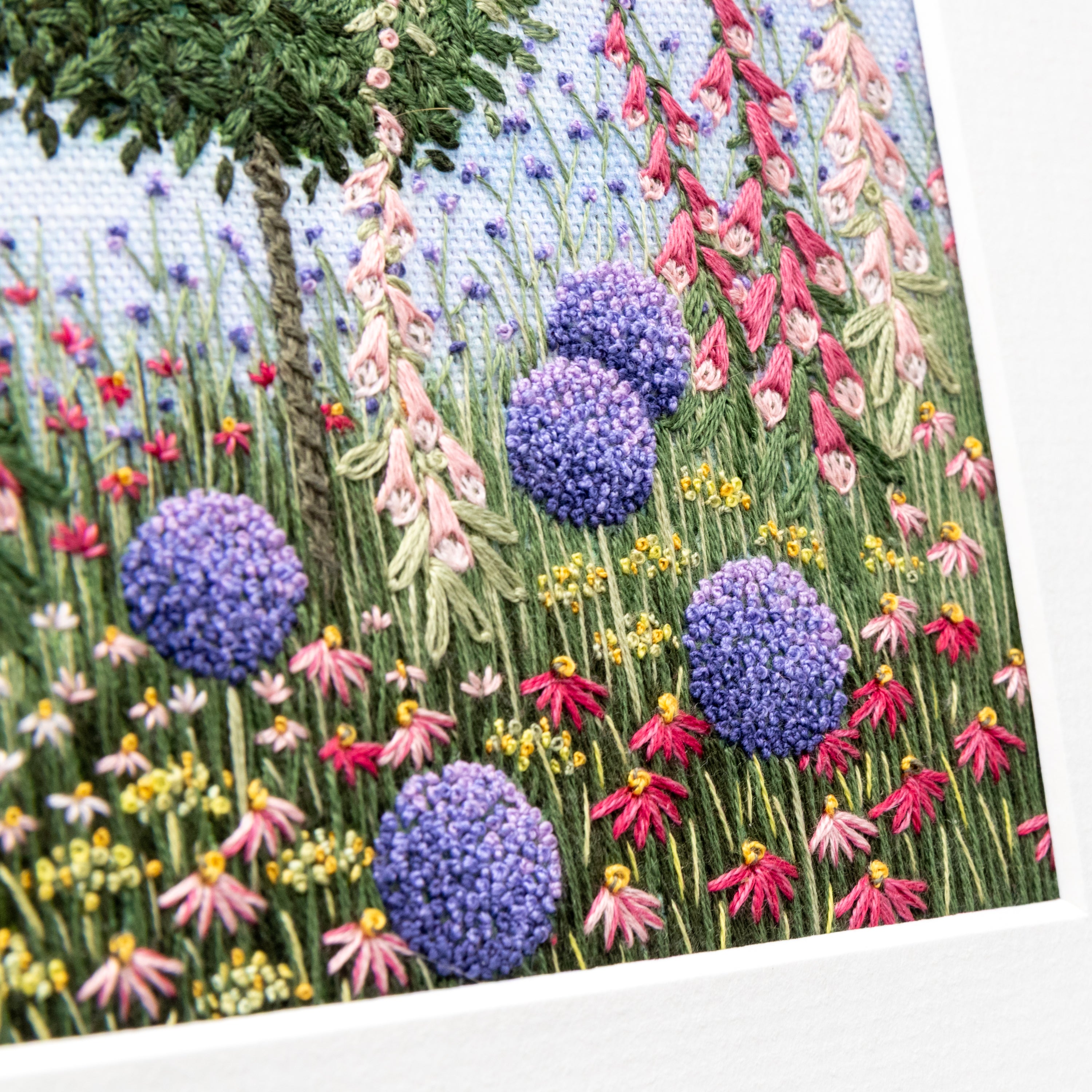 Bay, Allium and Foxgloves Meadow Kit – Jo Butcher Embroidery Artist