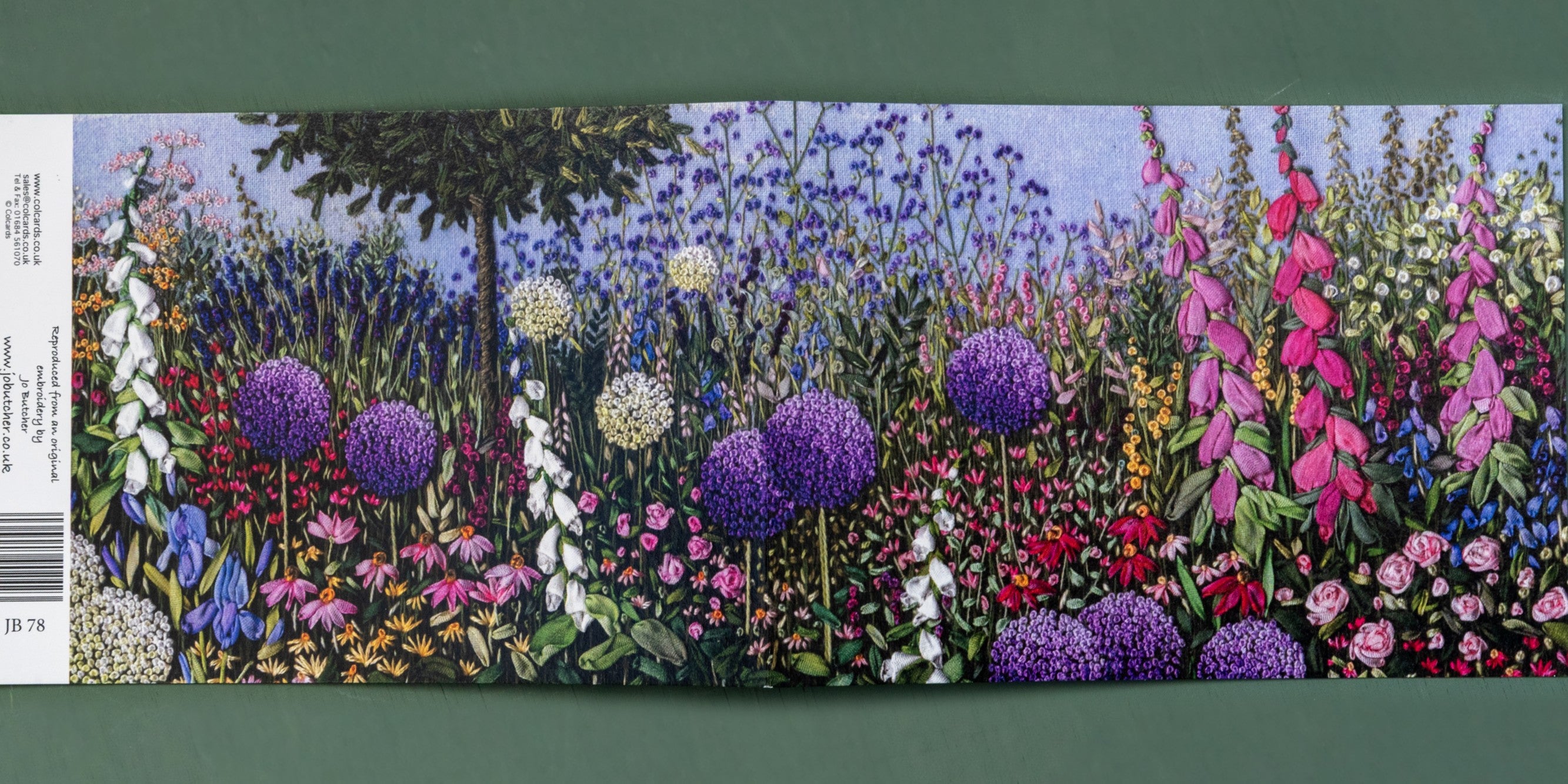 Chelsea Border Card – Jo Butcher Embroidery Artist