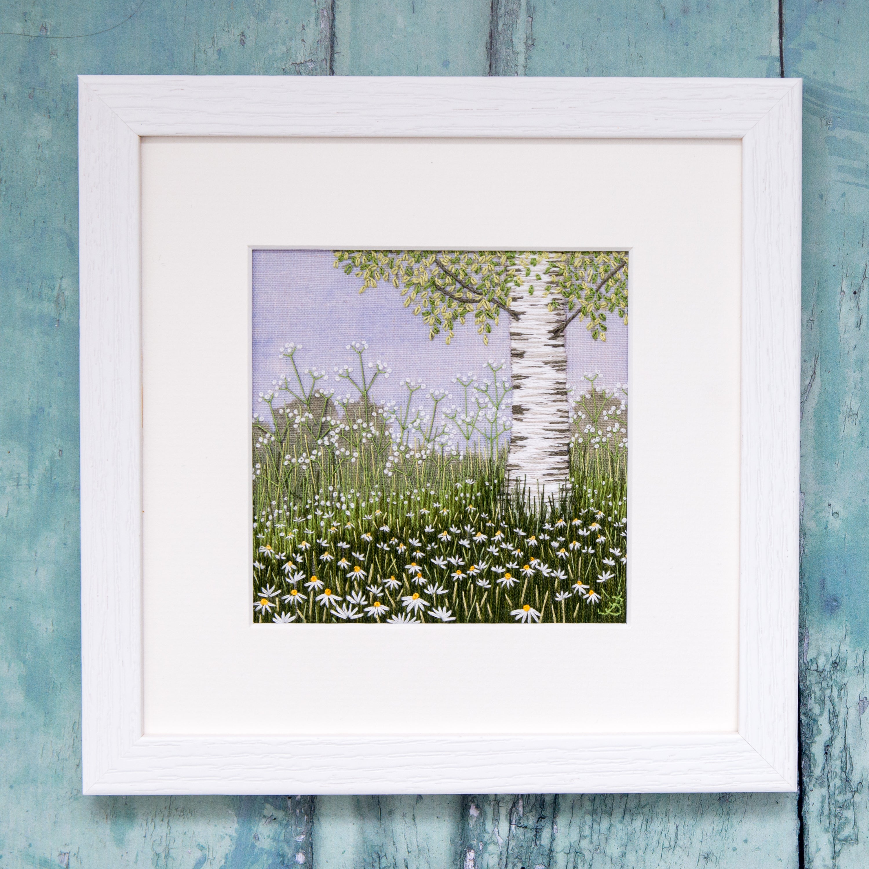 White Under the Silver Birch Tree Kit – Jo Butcher Embroidery Artist